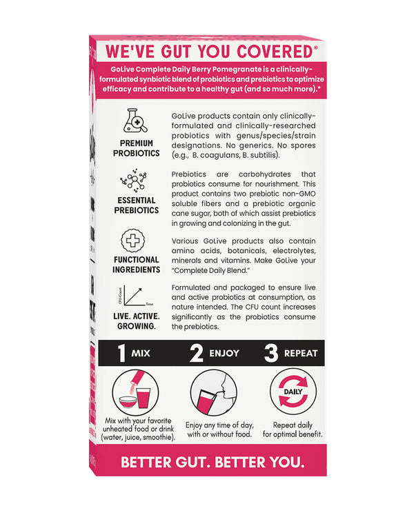 Berry Pomegranate Flavored Prebiotics Plus Probiotics Powder – The ...