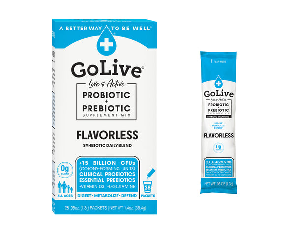 GoLive® Probiotic + Prebiotic Ready-to-Mix Blends – The Lively Brand
